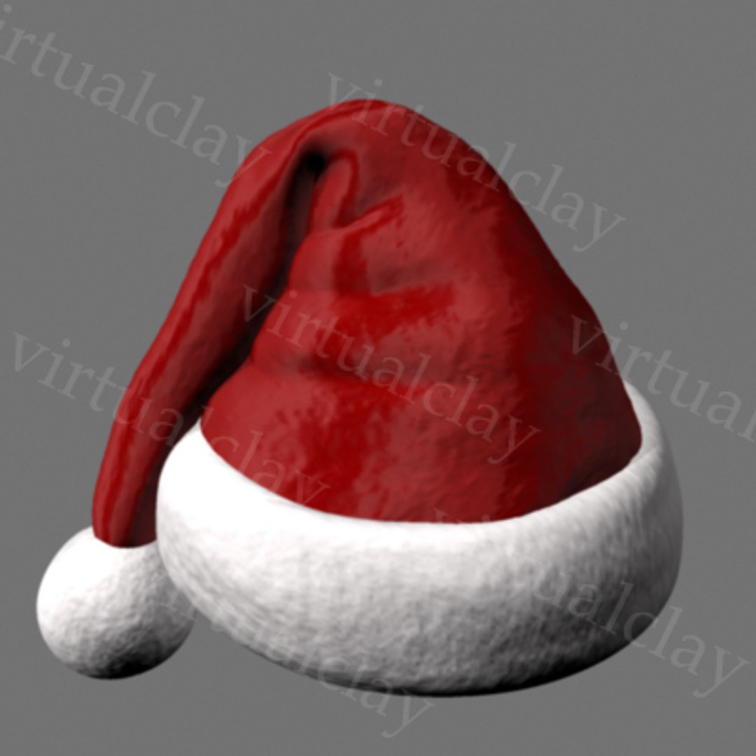 3ds Max Santa Claus Cap