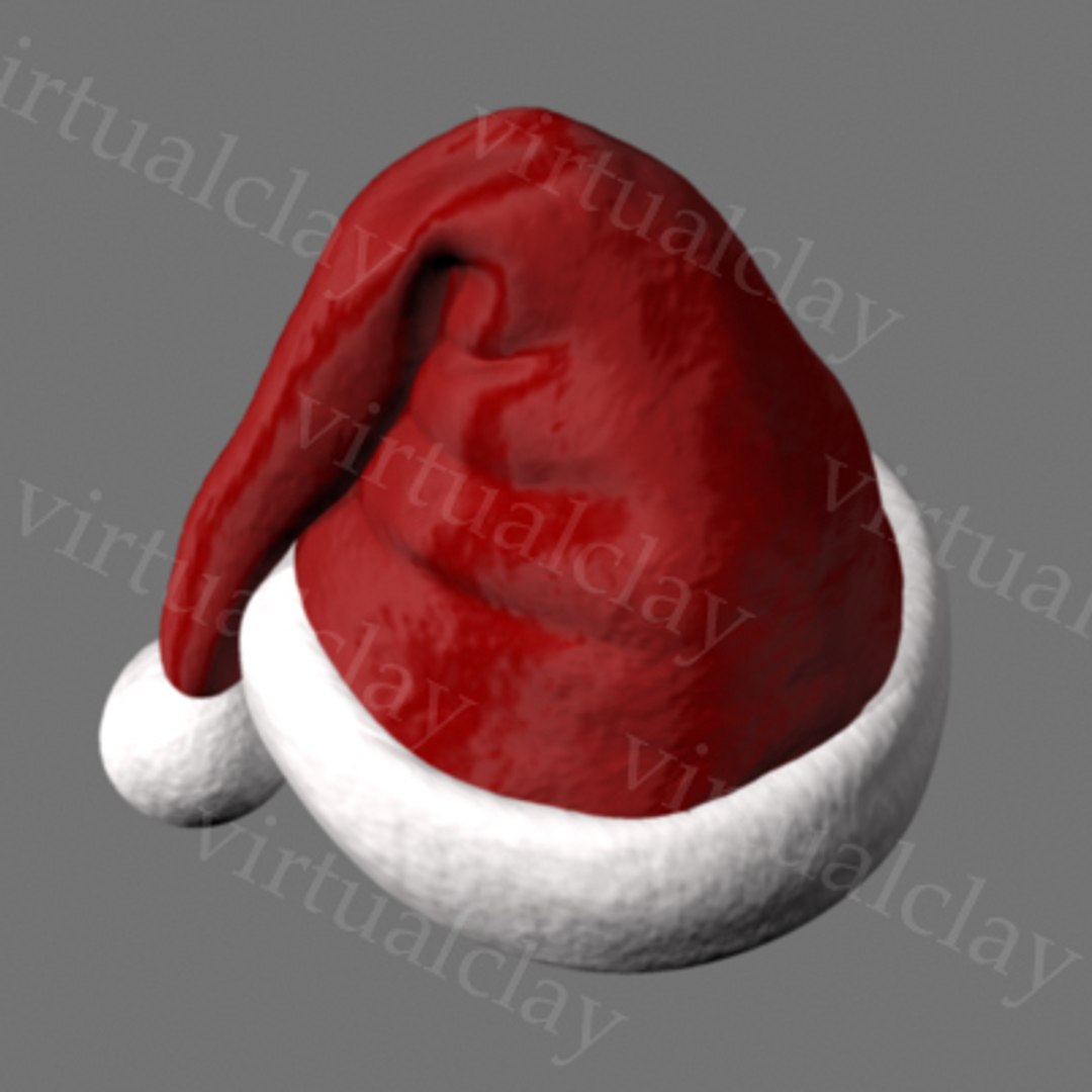 3ds Max Santa Claus Cap