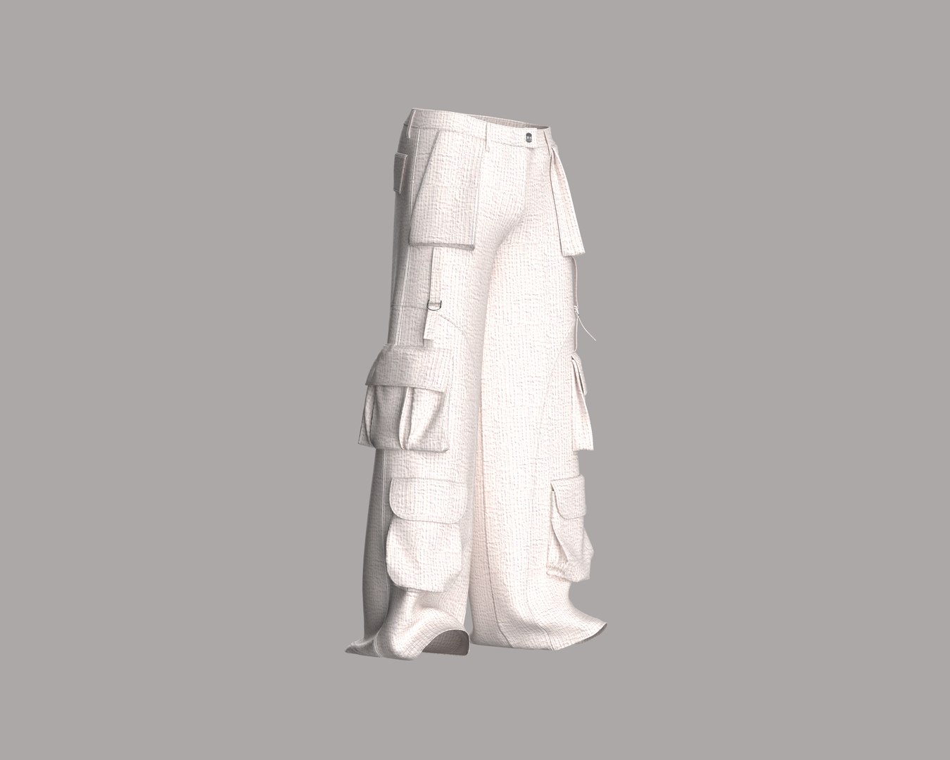 Mens Cargo Pant With Texture Fabric And Detailing 3D Model - TurboSquid ...