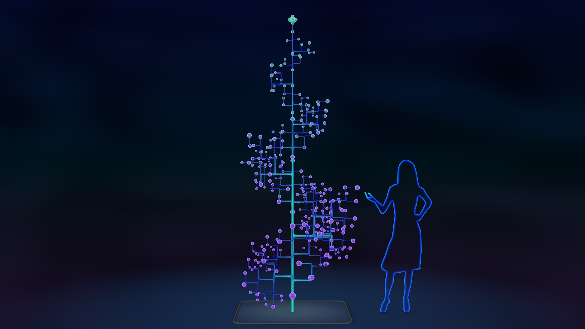 3D Model CyberTree Spiral - TurboSquid 2346282