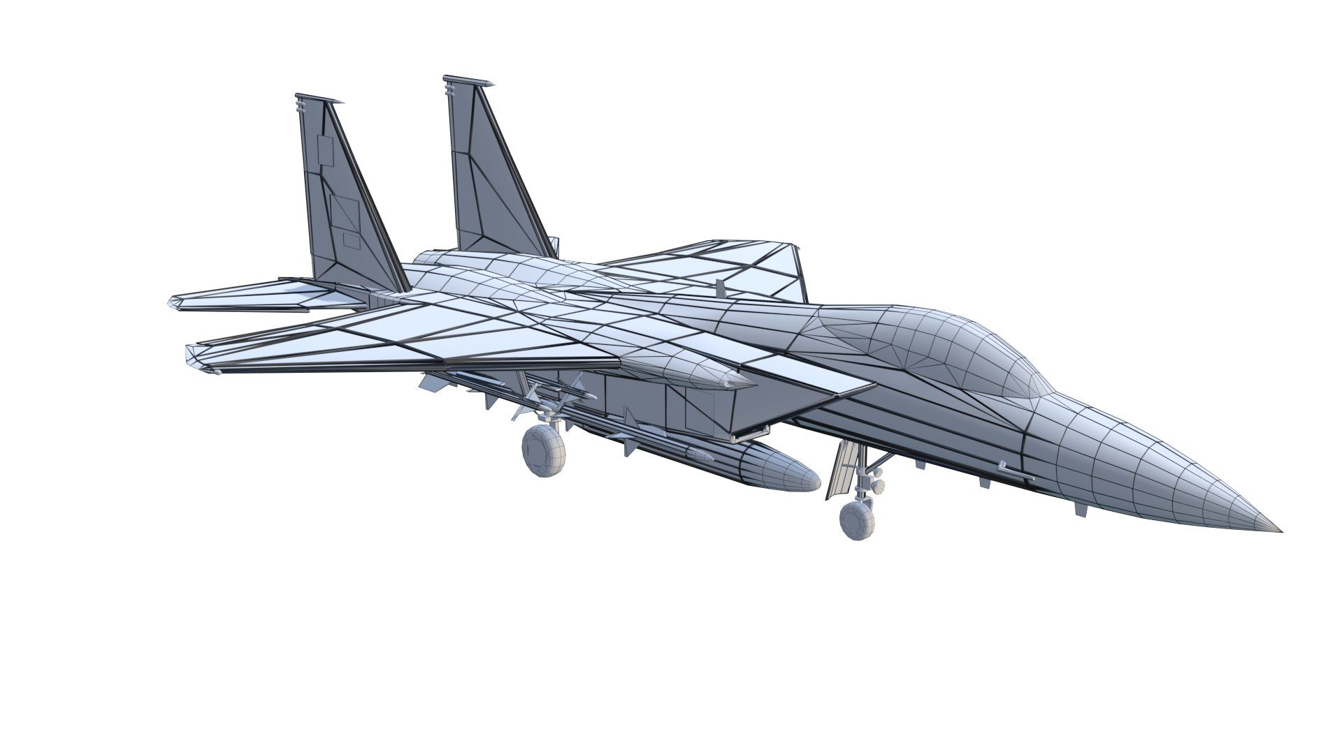 McDonnell Douglas F-15 Eagle 3D Model - TurboSquid 2377461