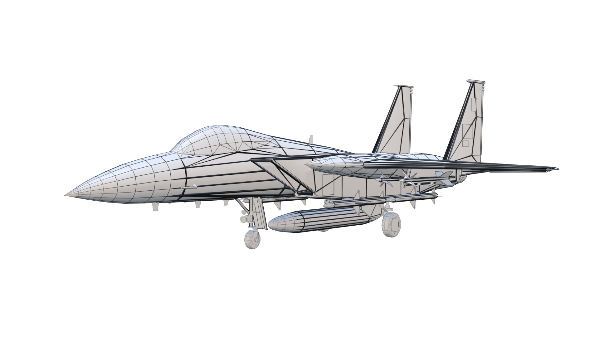 McDonnell Douglas F-15 Eagle 3D Model - TurboSquid 2377461