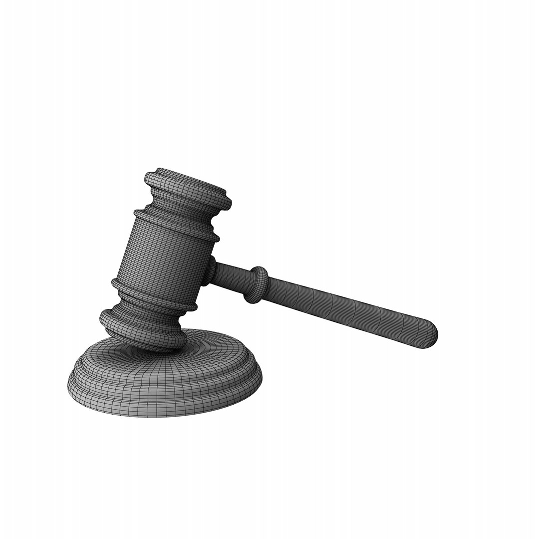 Gavel 3D Model - TurboSquid 2317304