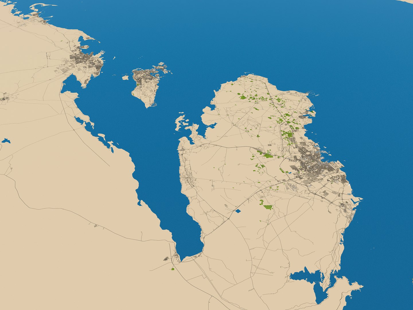 3D Entire Gulf Region - Model - TurboSquid 1335060