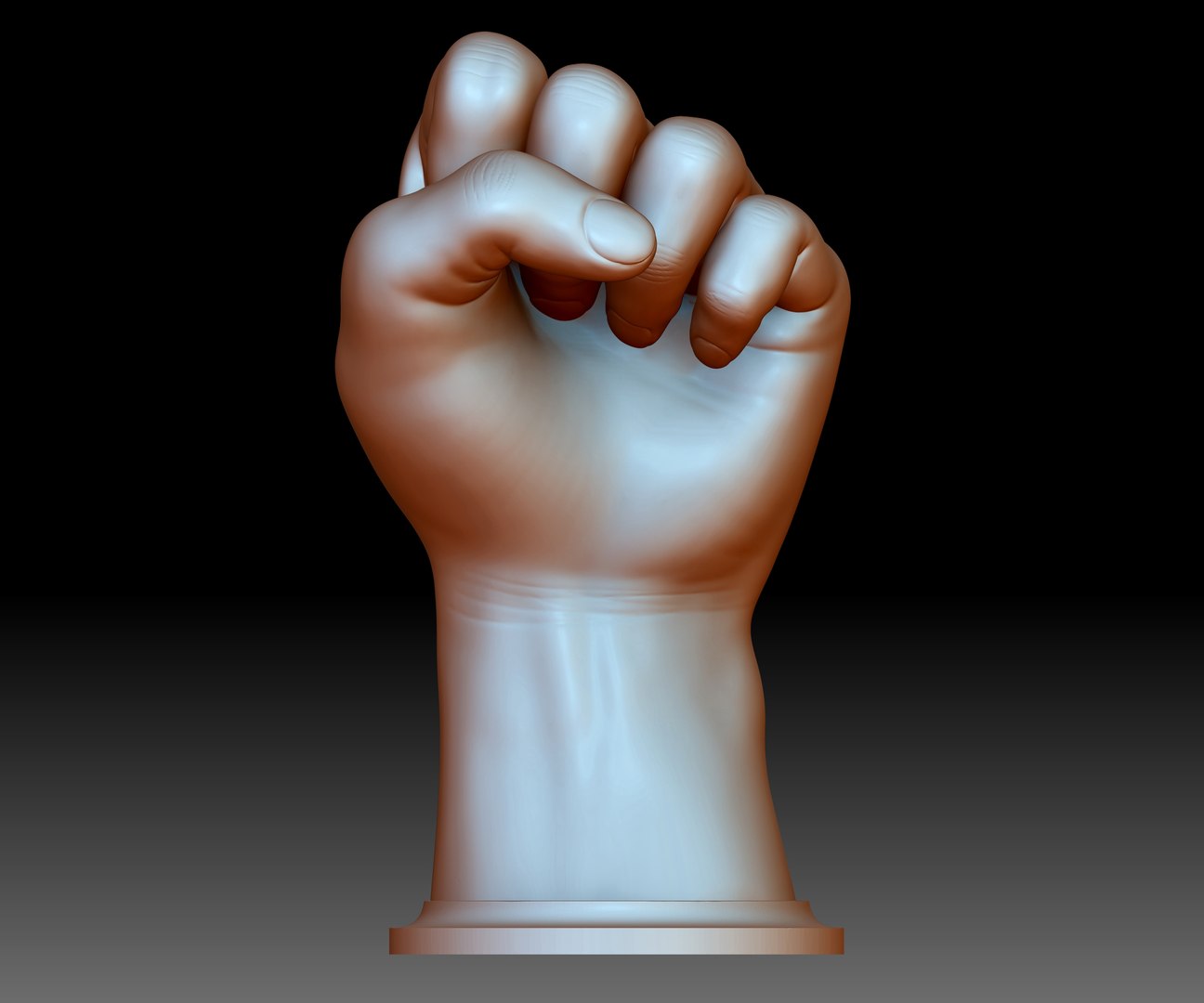3D Model Hand Gesture Knuckle Stl File - TurboSquid 1618205