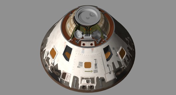 reentry apollo command module 3d model