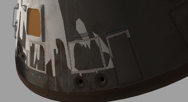 reentry apollo command module 3d model