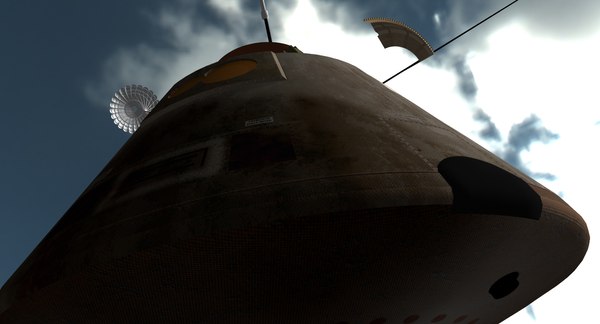 reentry apollo command module 3d model