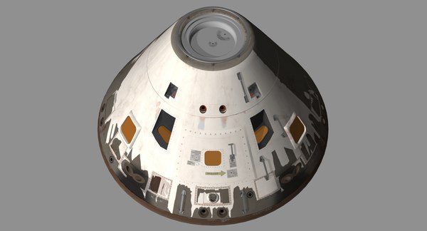reentry apollo command module 3d model