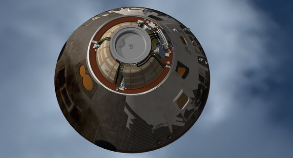 reentry apollo command module 3d model