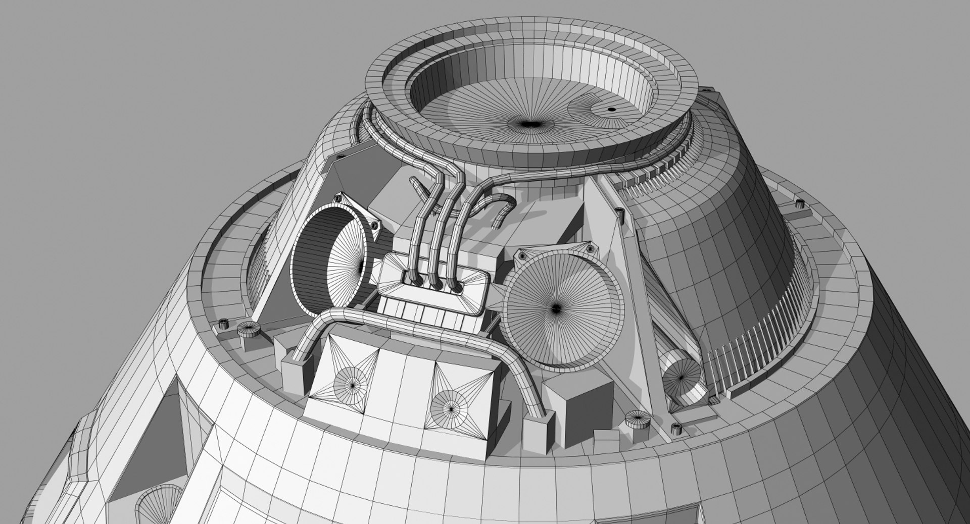 reentry apollo command module 3d model