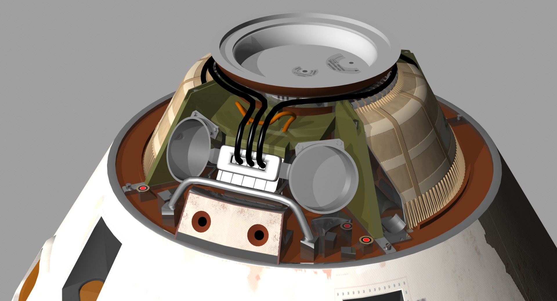 reentry apollo command module 3d model