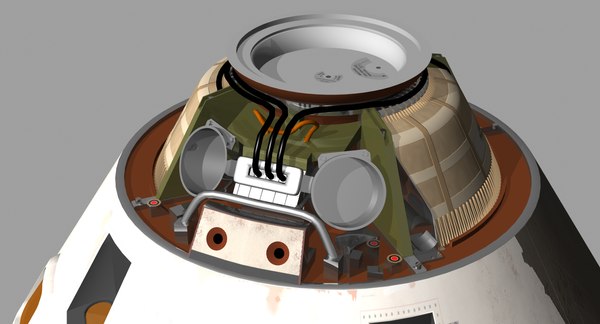 reentry apollo command module 3d model