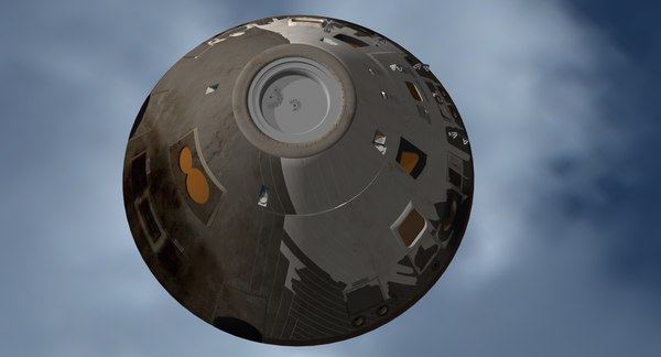 reentry apollo command module 3d model
