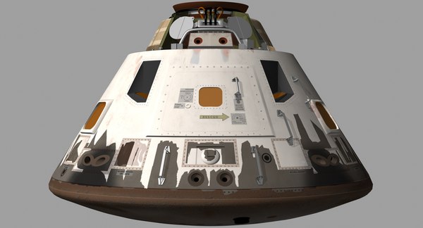 reentry apollo command module 3d model