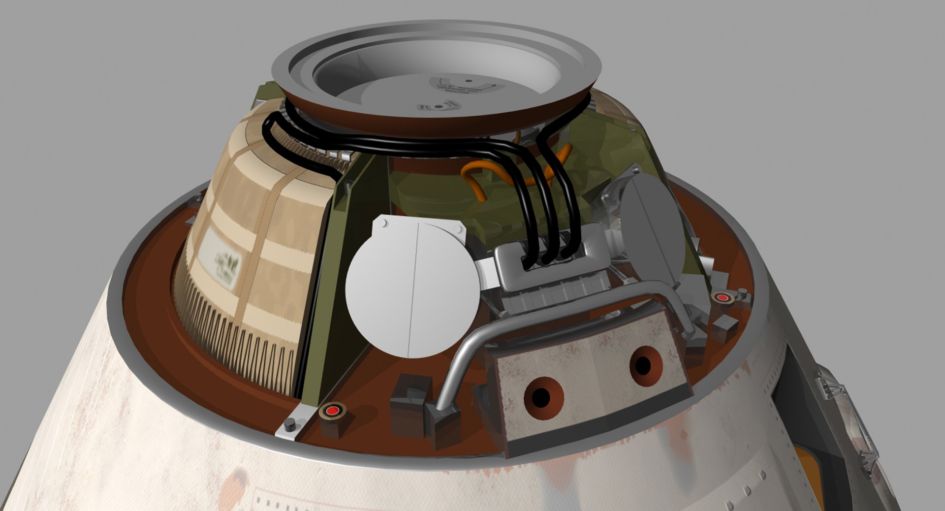 reentry apollo command module 3d model