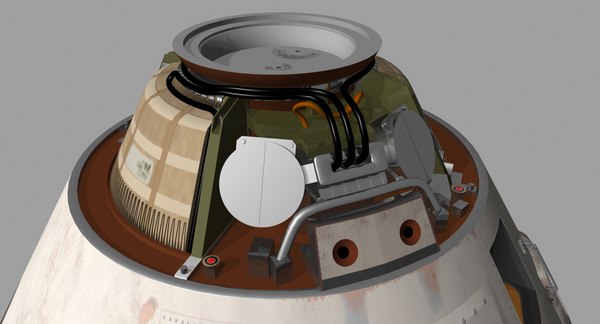 reentry apollo command module 3d model