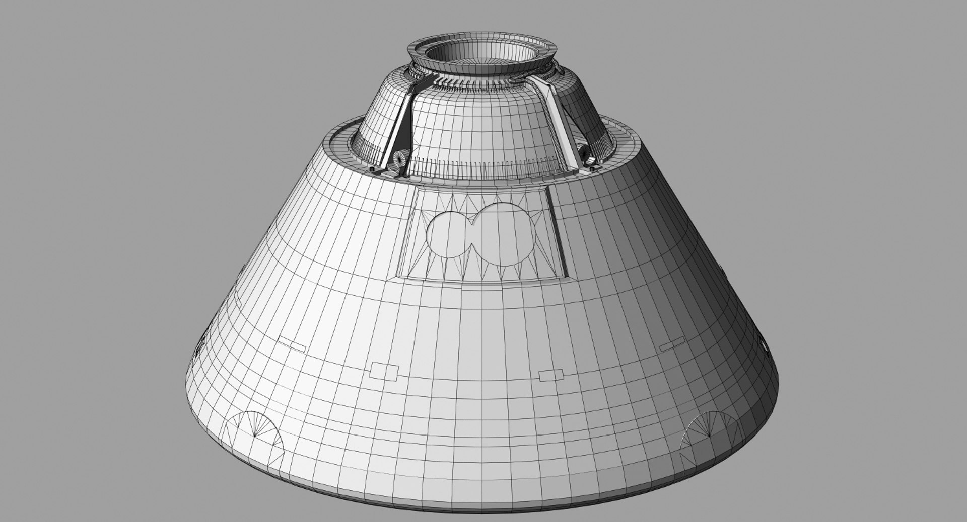 reentry apollo command module 3d model