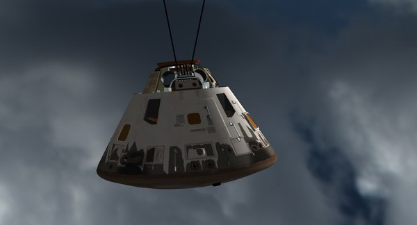 reentry apollo command module 3d model
