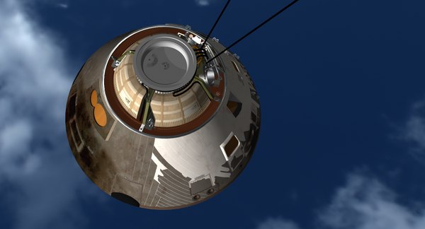 reentry apollo command module 3d model