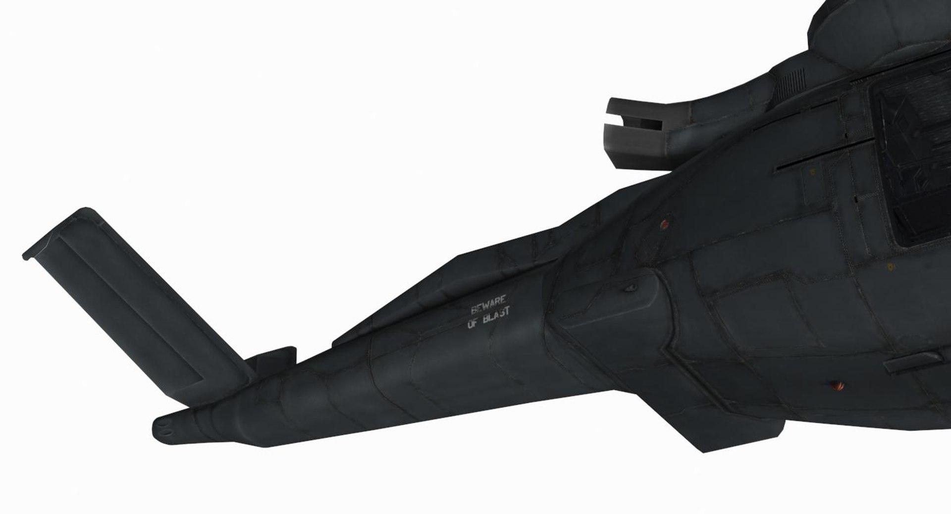 aerospatiale sa-2 samson helicopter 3d max