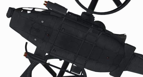 aerospatiale sa-2 samson helicopter 3d max