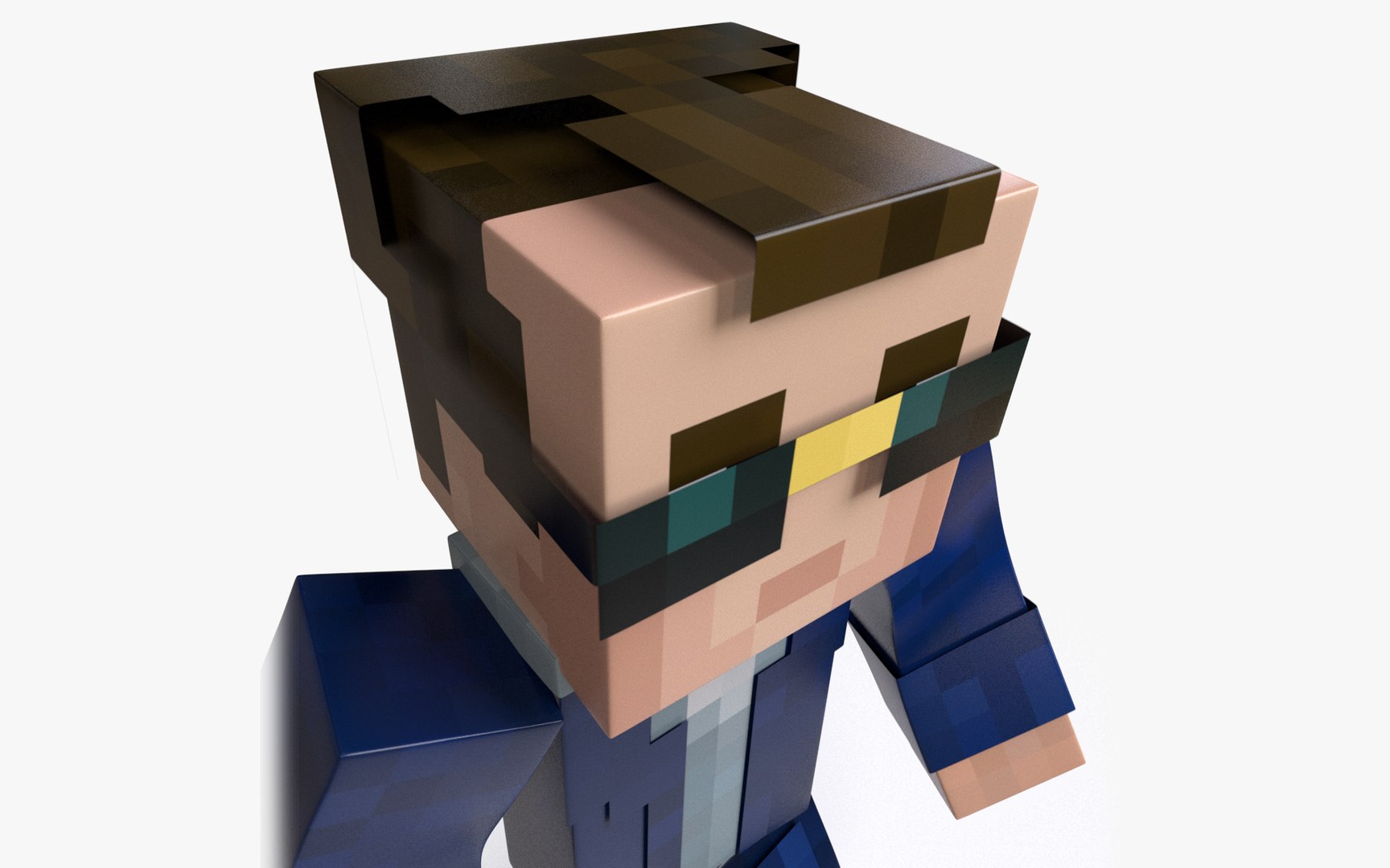 Agent Minecraft - Mixamo Animatable - Vray-Arnold 3D Model - TurboSquid ...