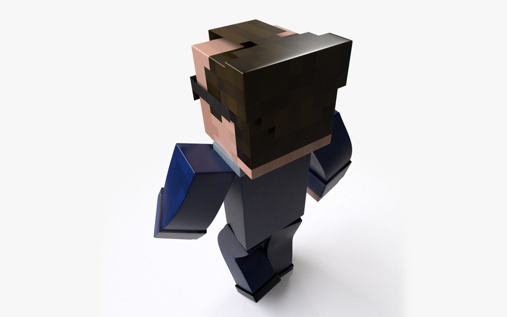 Agent Minecraft - Mixamo Animatable - Vray-Arnold 3D Model - TurboSquid ...