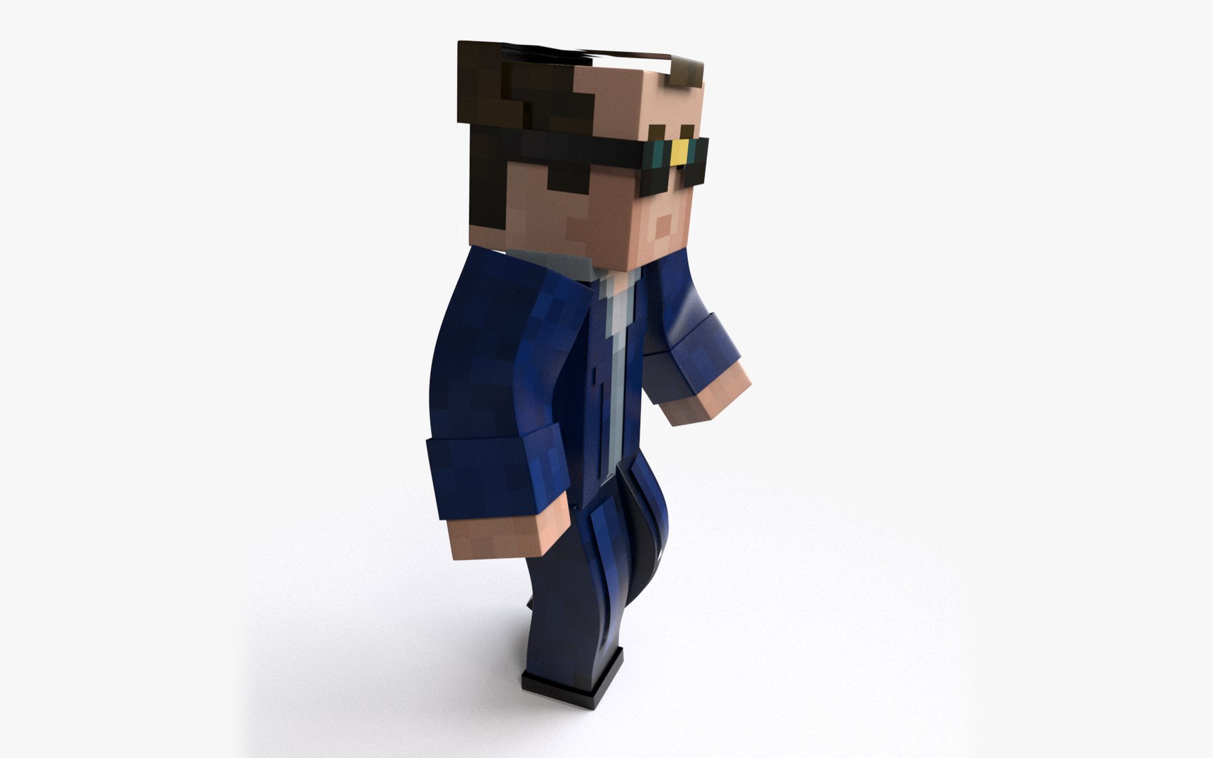 Agent Minecraft - Mixamo Animatable - Vray-Arnold 3D Model - TurboSquid ...