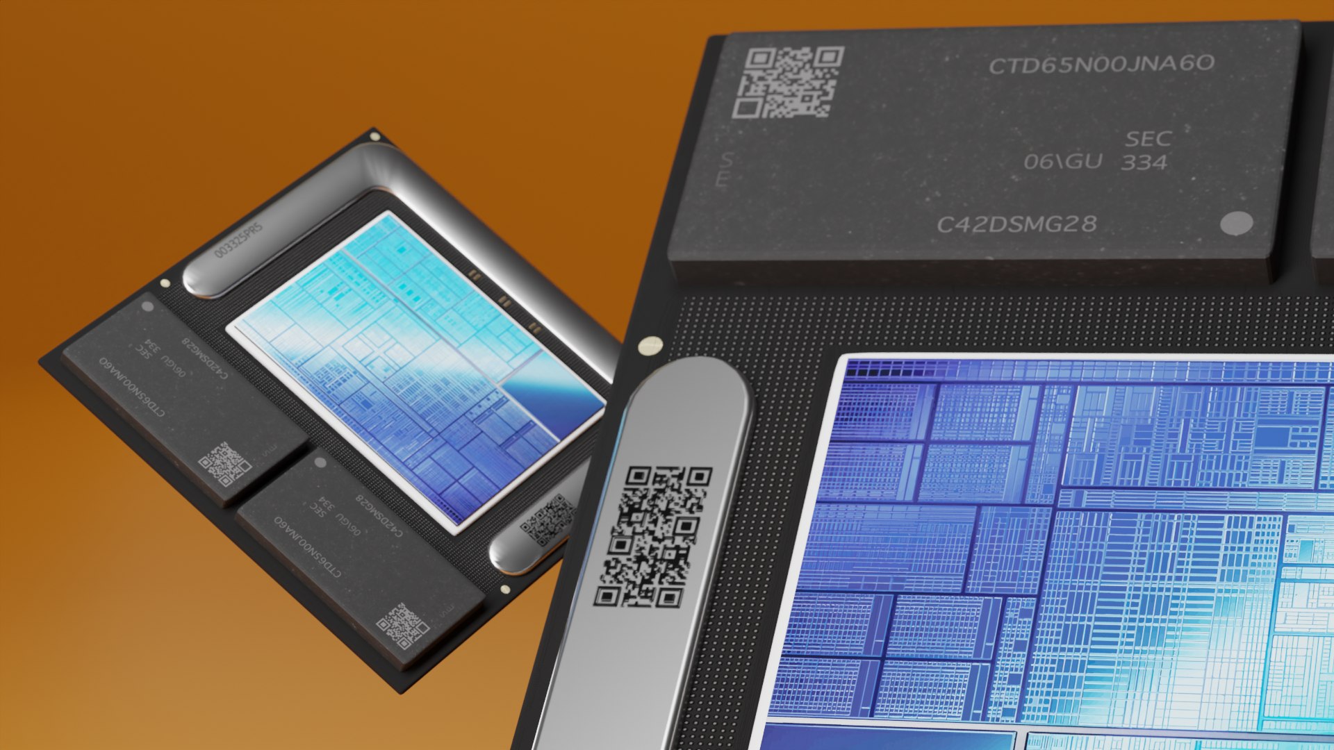 Intel Lunar Lake CPU Unified Memory Model - TurboSquid 2261503