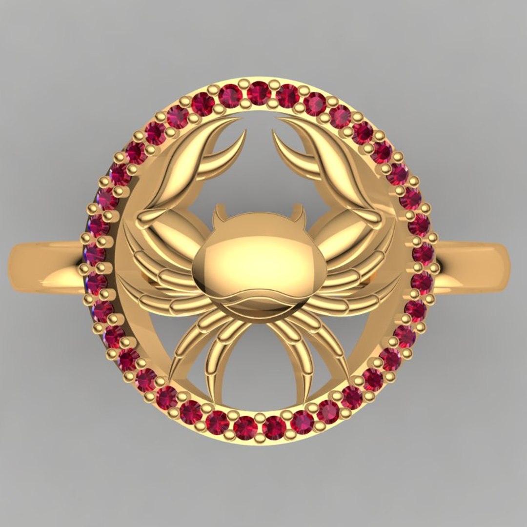 designer ring 3d dxf