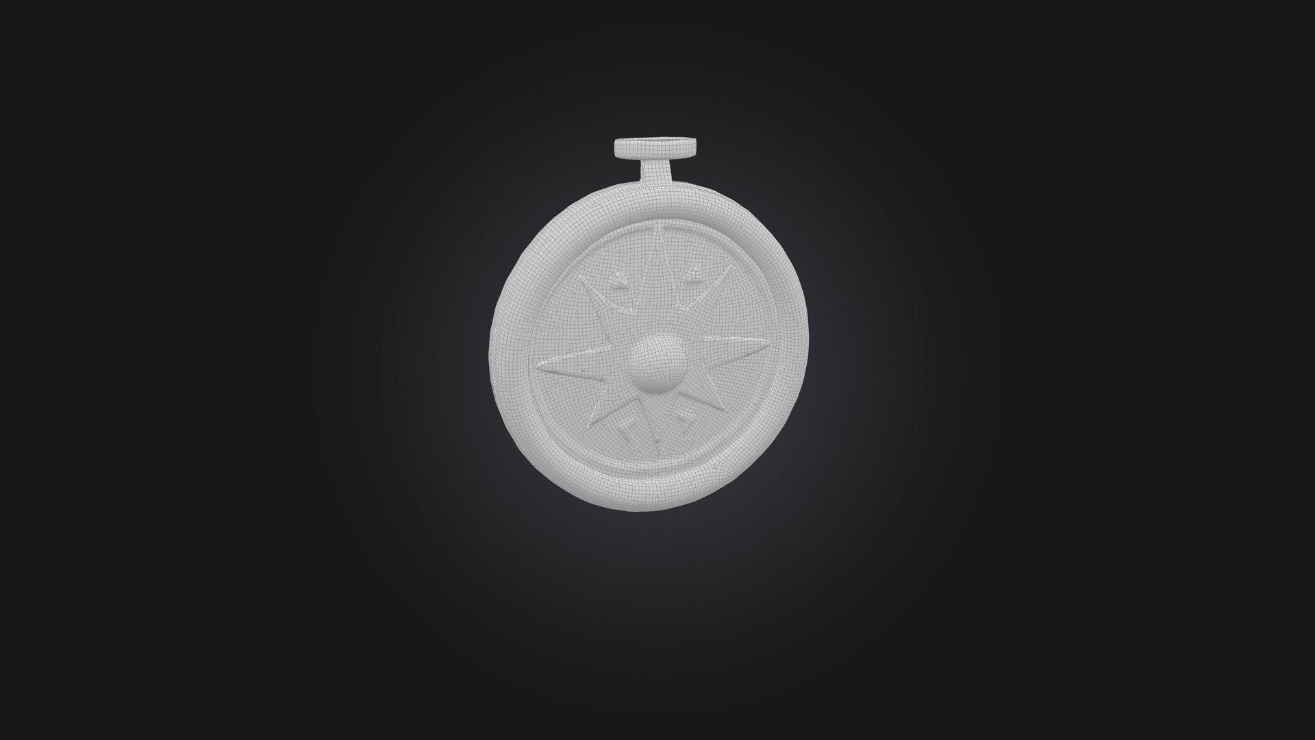 3D Cartoon Compass Model - TurboSquid 2291980