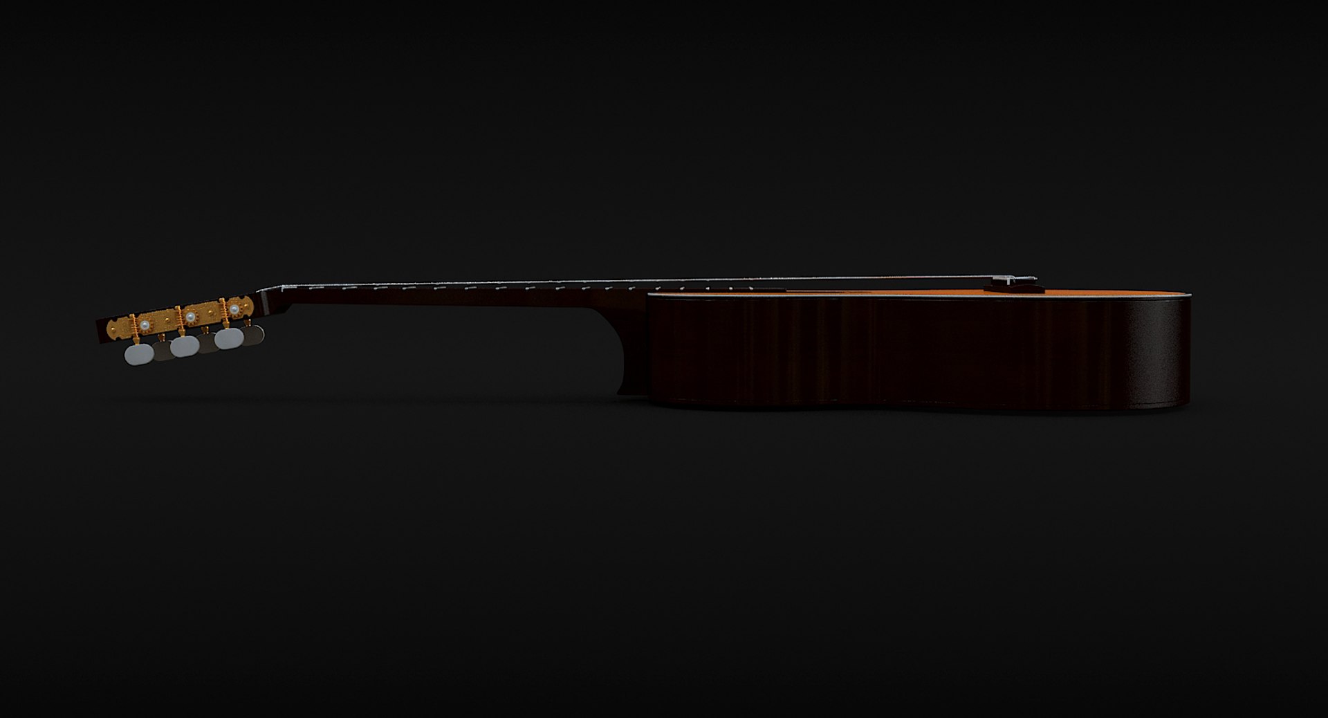 3d Model Classical Guitar