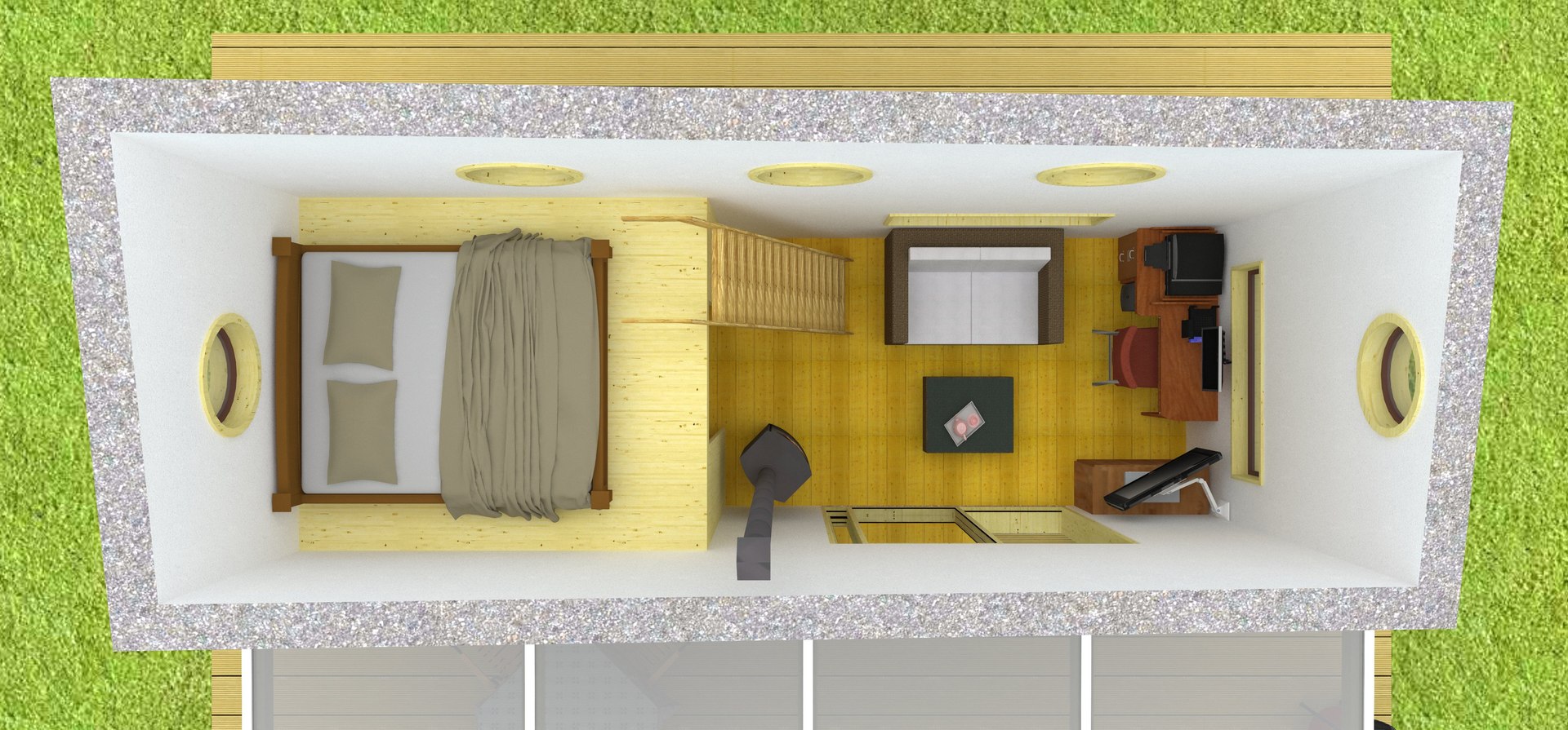 Mini House 3D - TurboSquid 1210709