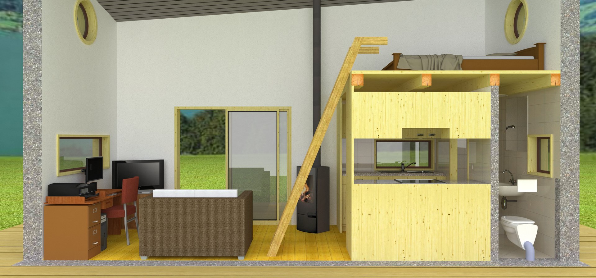 Mini House 3D - TurboSquid 1210709