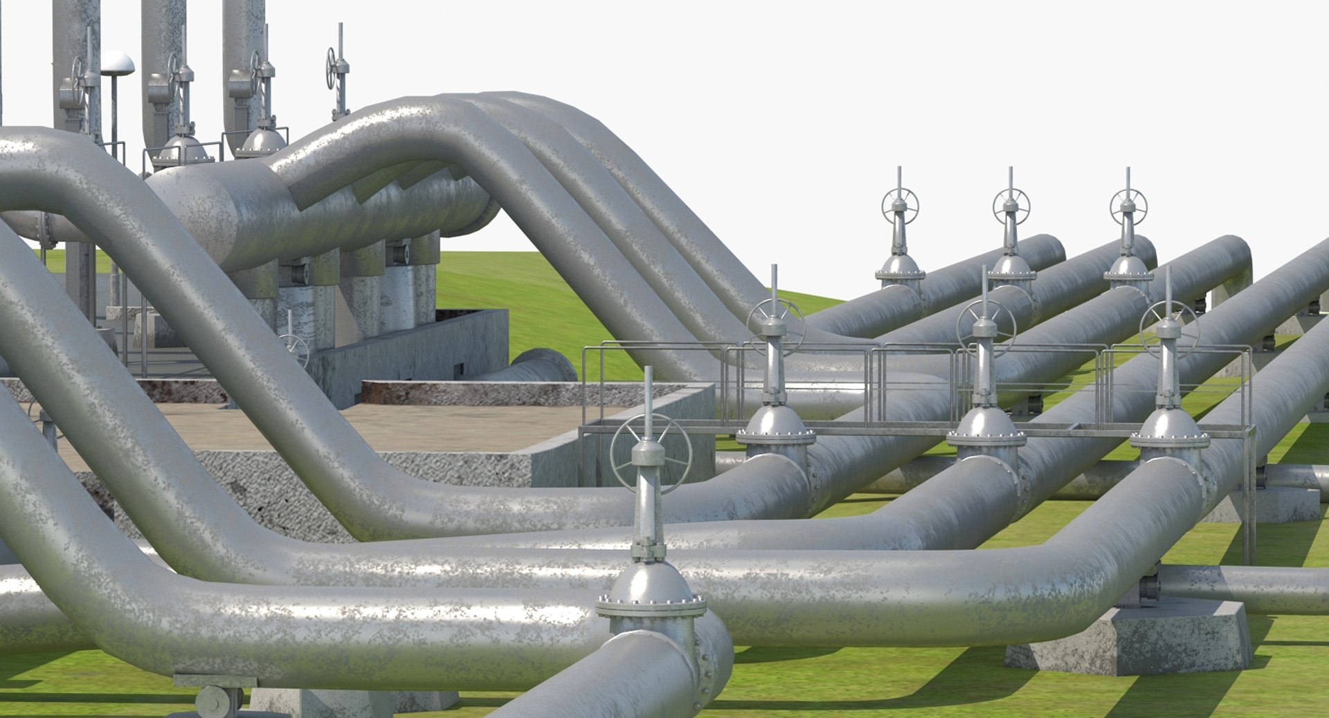 Geothermal power plant model - TurboSquid 1260647