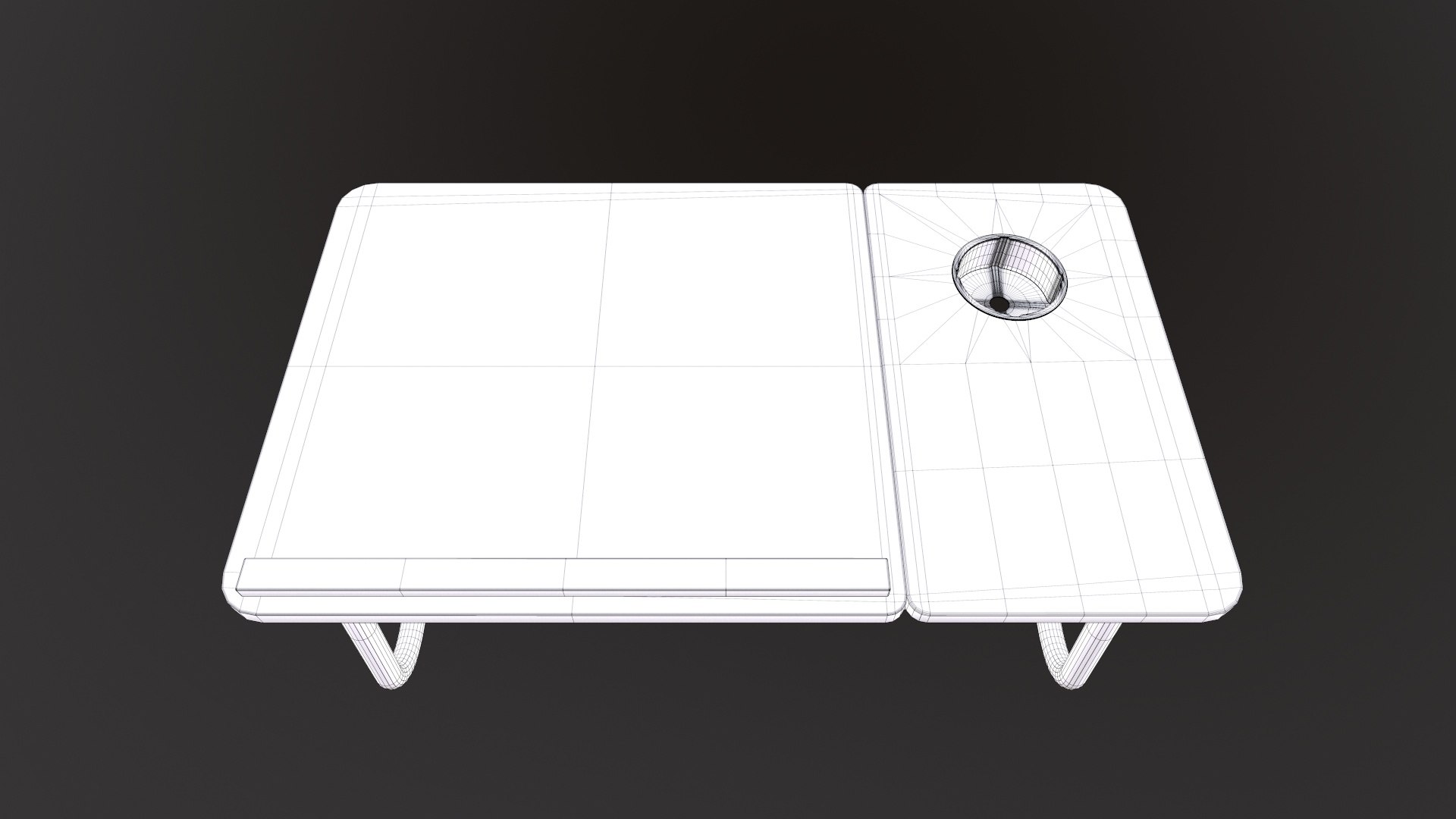 Computer Table 3D Model - TurboSquid 1946059