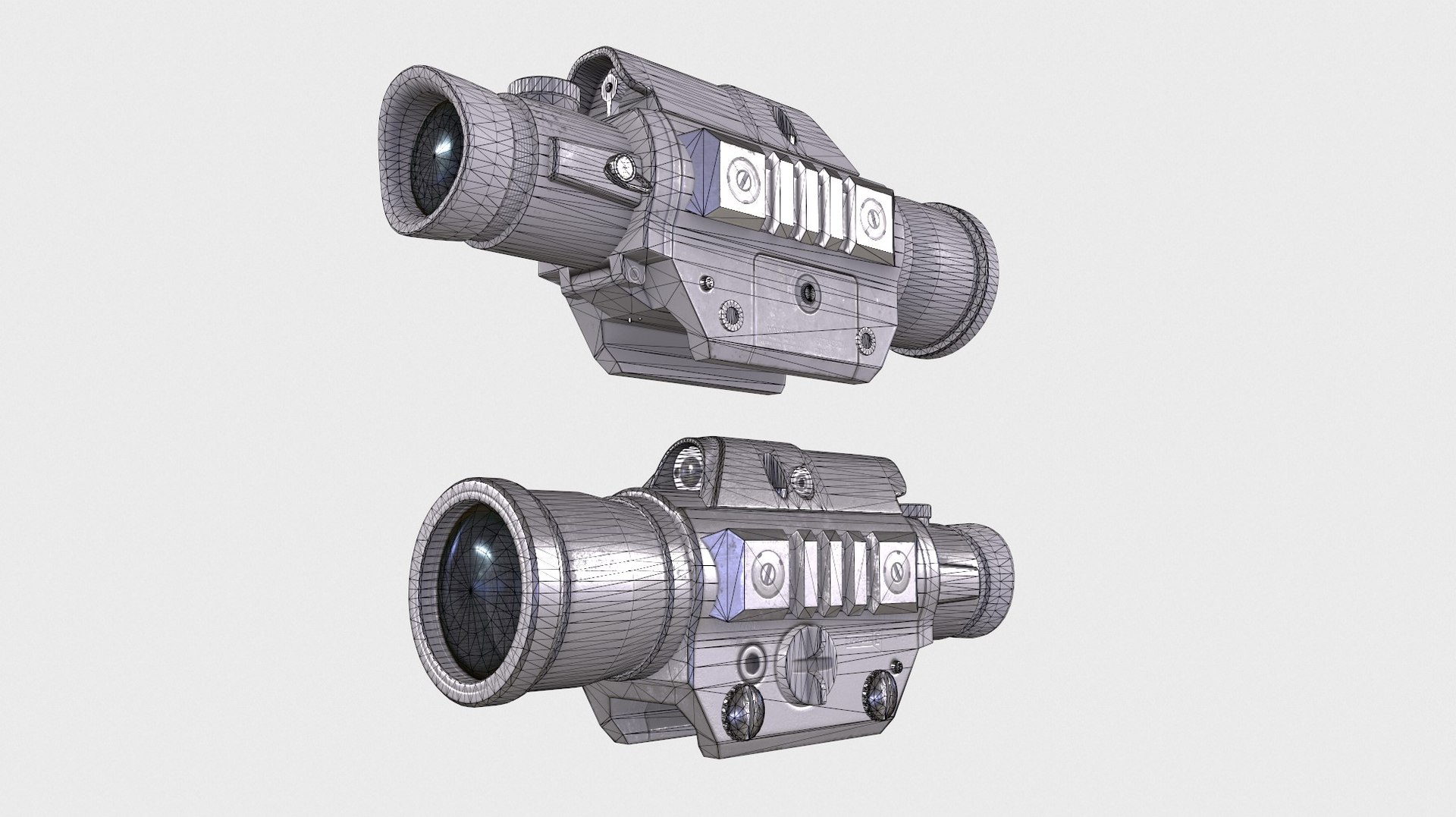 3D Optical Scope 8 Model - TurboSquid 2235653