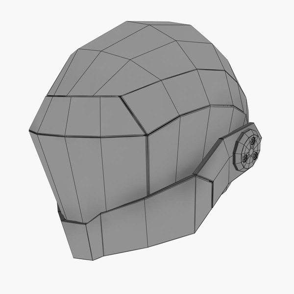 3d robot head h model