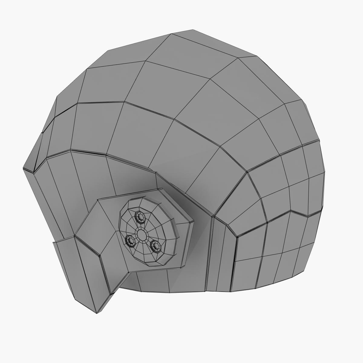 3d robot head h model