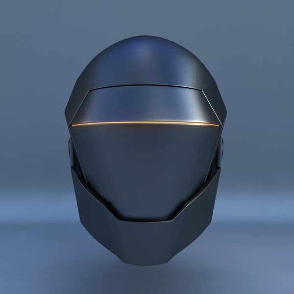 3d robot head h model