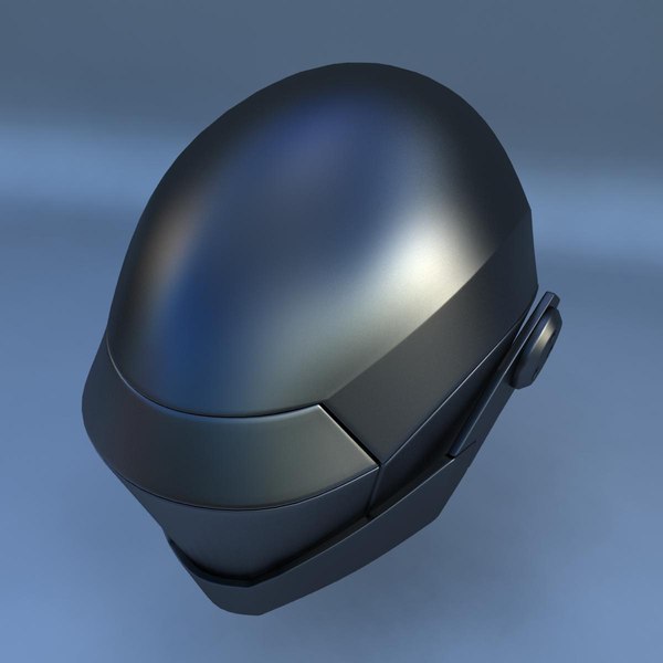 3d robot head h model