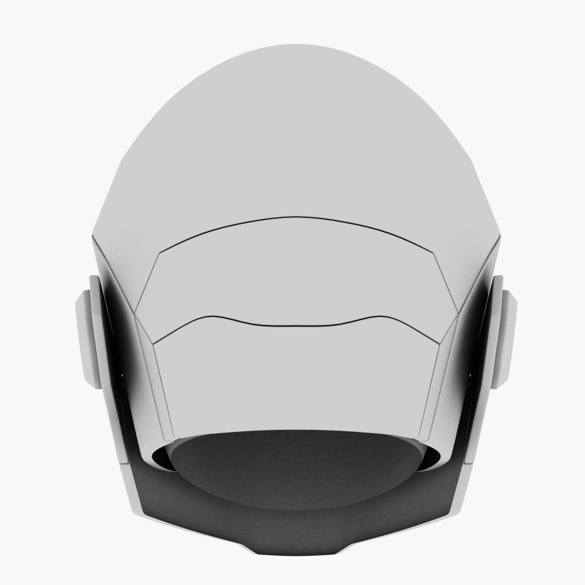 3d robot head h model