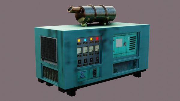 Industrial generator 3D model - TurboSquid 1800033