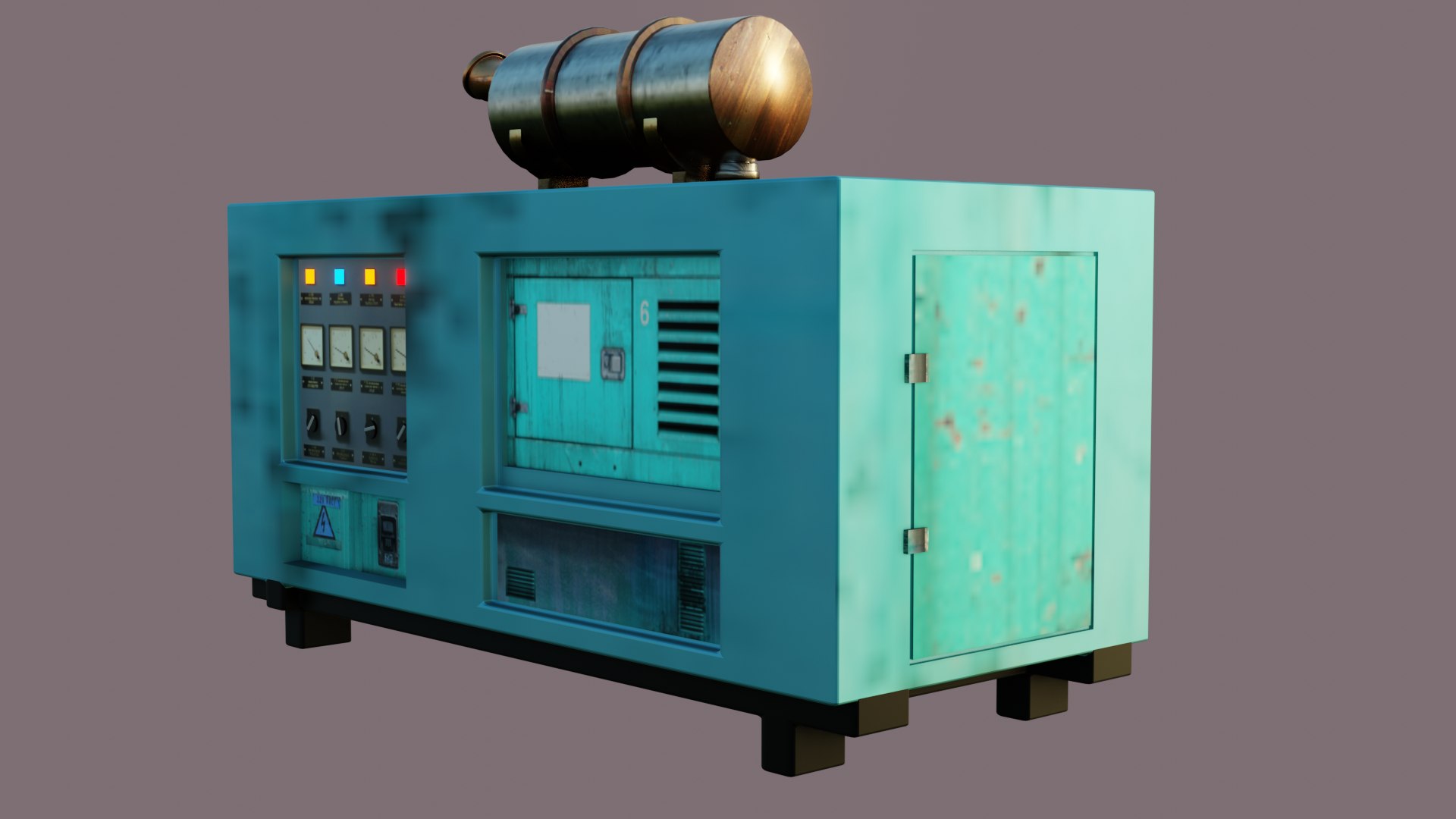 Industrial Generator 3D Model - TurboSquid 1800033