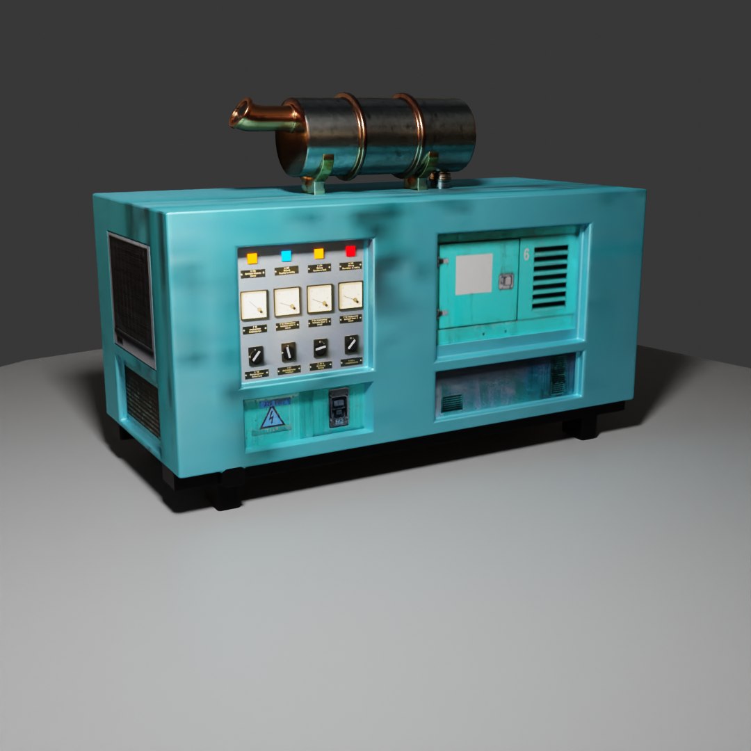Industrial Generator 3D Model - TurboSquid 1800033