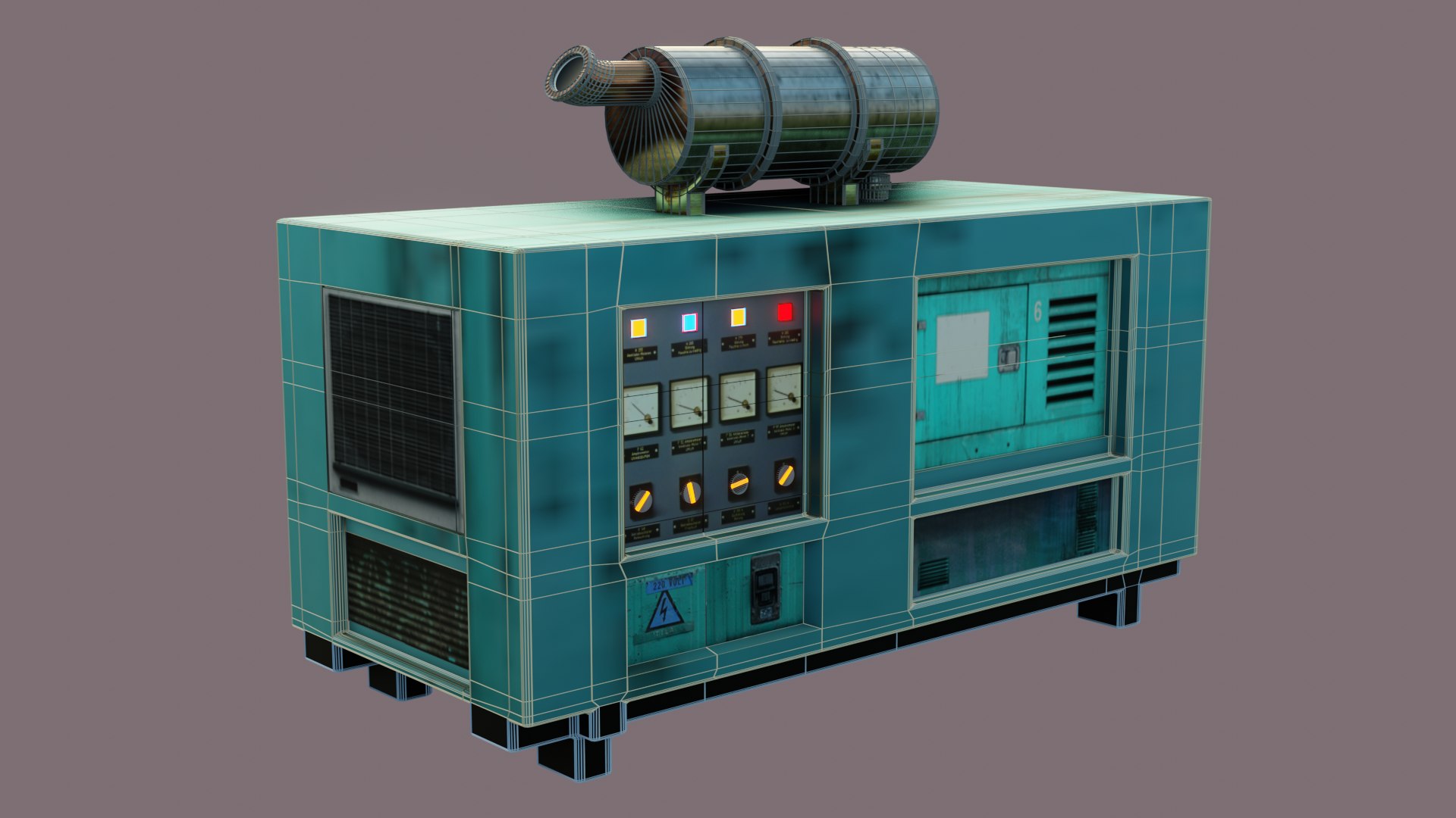 Industrial Generator 3D Model - TurboSquid 1800033