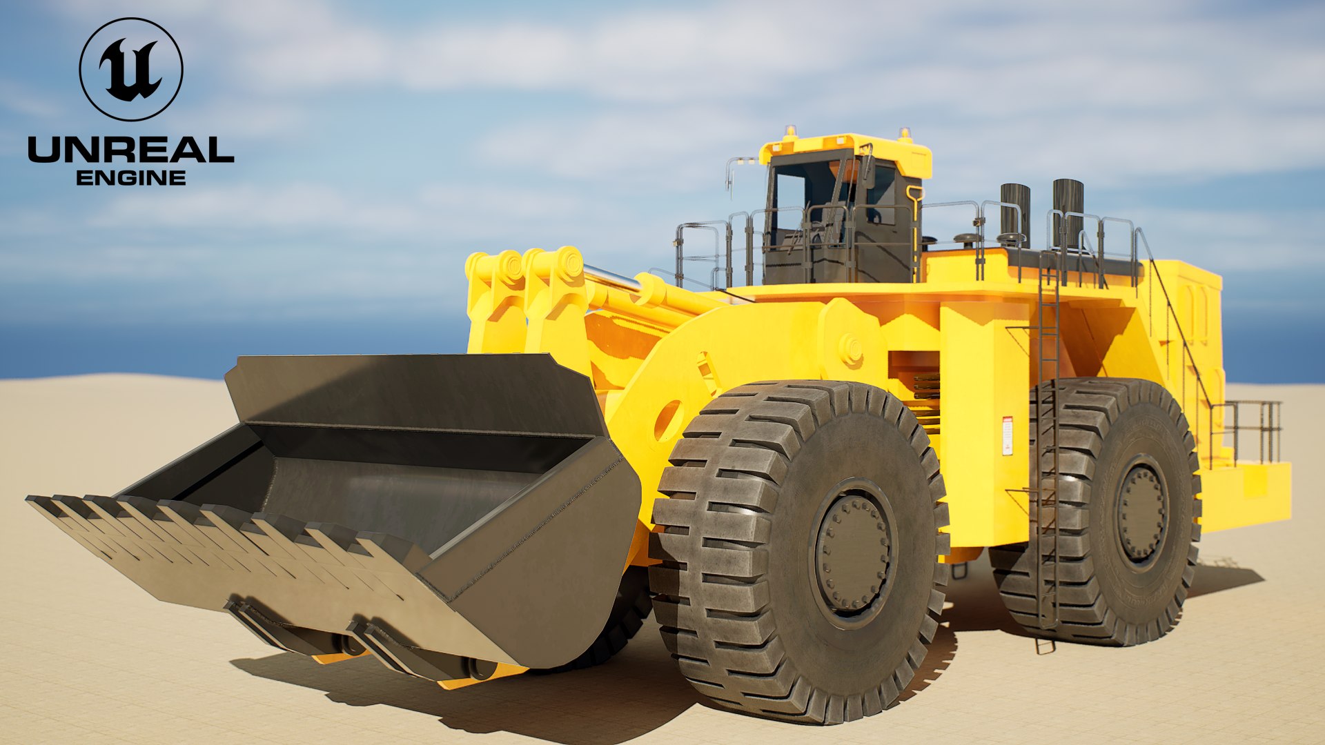 3D Heavy Wheeled Loader - TurboSquid 2057088
