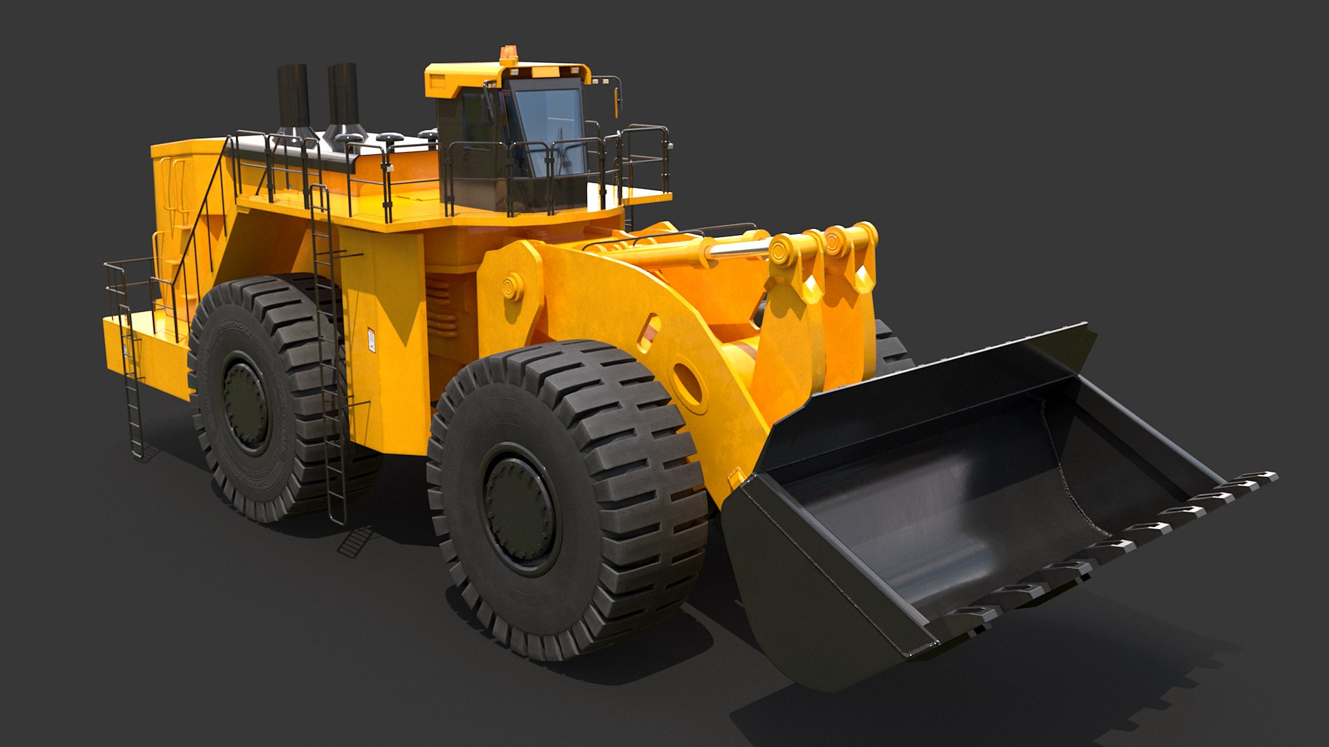 3D Heavy Wheeled Loader - TurboSquid 2057088