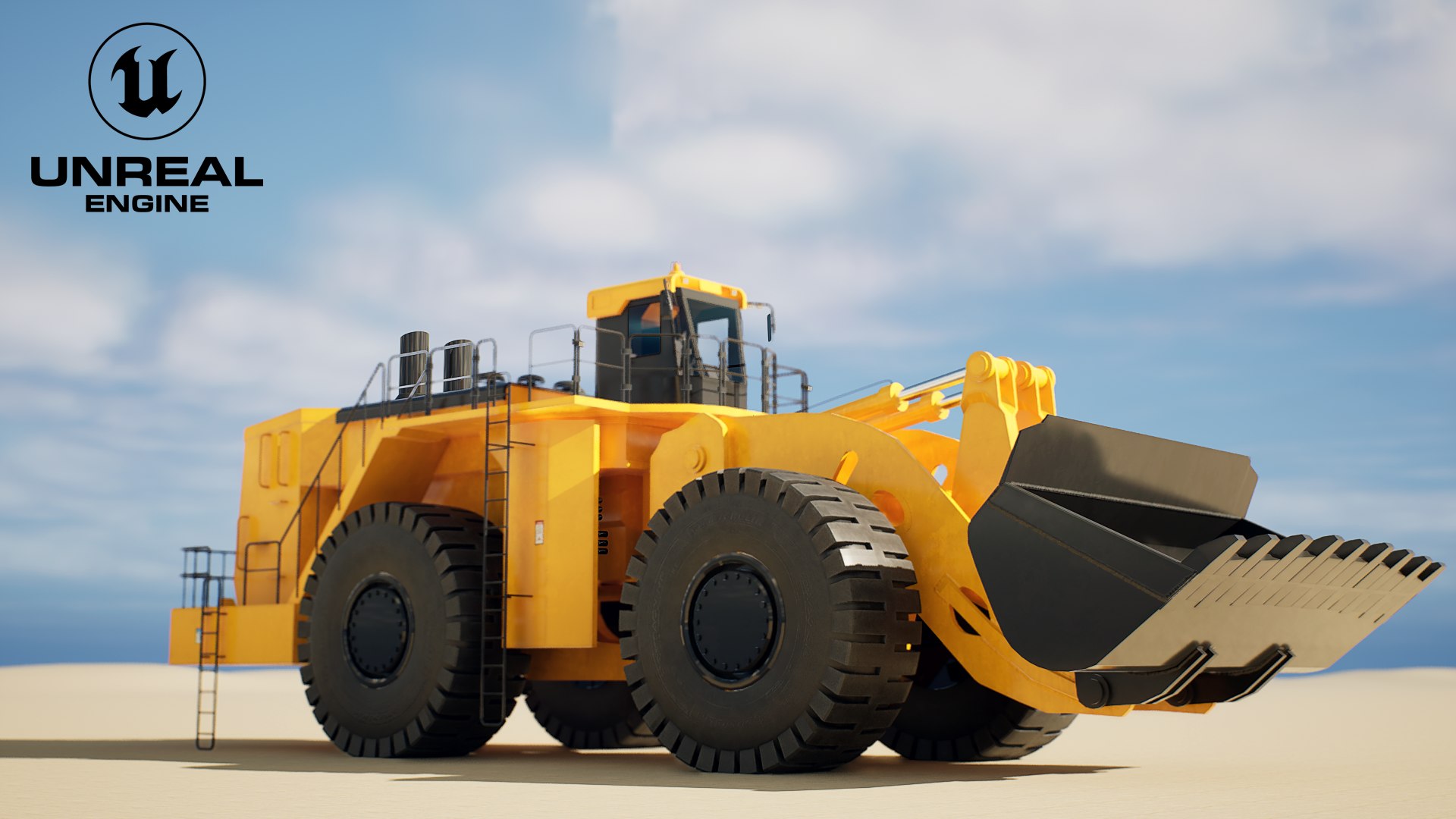 3D Heavy Wheeled Loader - TurboSquid 2057088